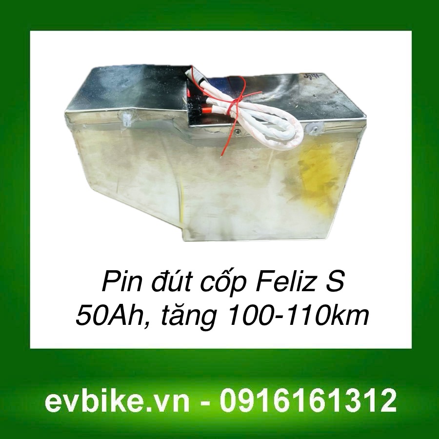 Pin LFP đút cốp 50Ah Feliz S nhân đôi quãng đường – Sửa chữa và nâng ...